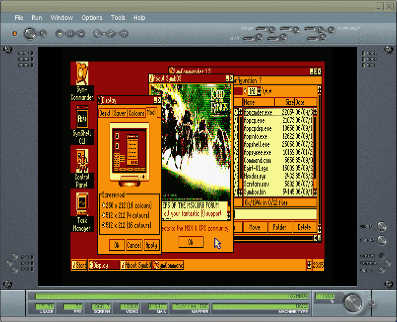 SymbOS MSX - relevant links and screenshots | MSX Resource Center
