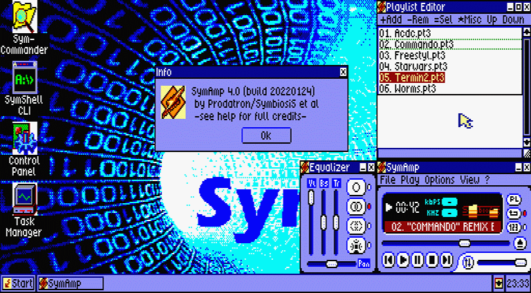 SymbOS Z80 multitasking operating system for CPC, MSX, PCW, EP, NC, SVM, NEXT